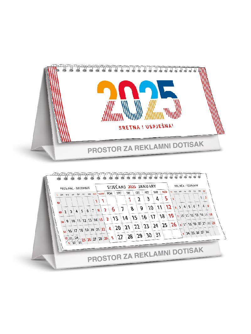 Stolni kalendar - čestitka - kalendar