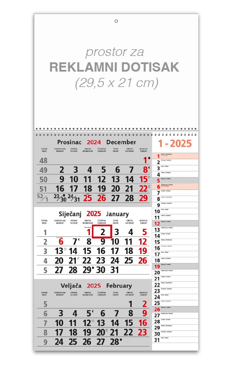 Memo One Kalendar