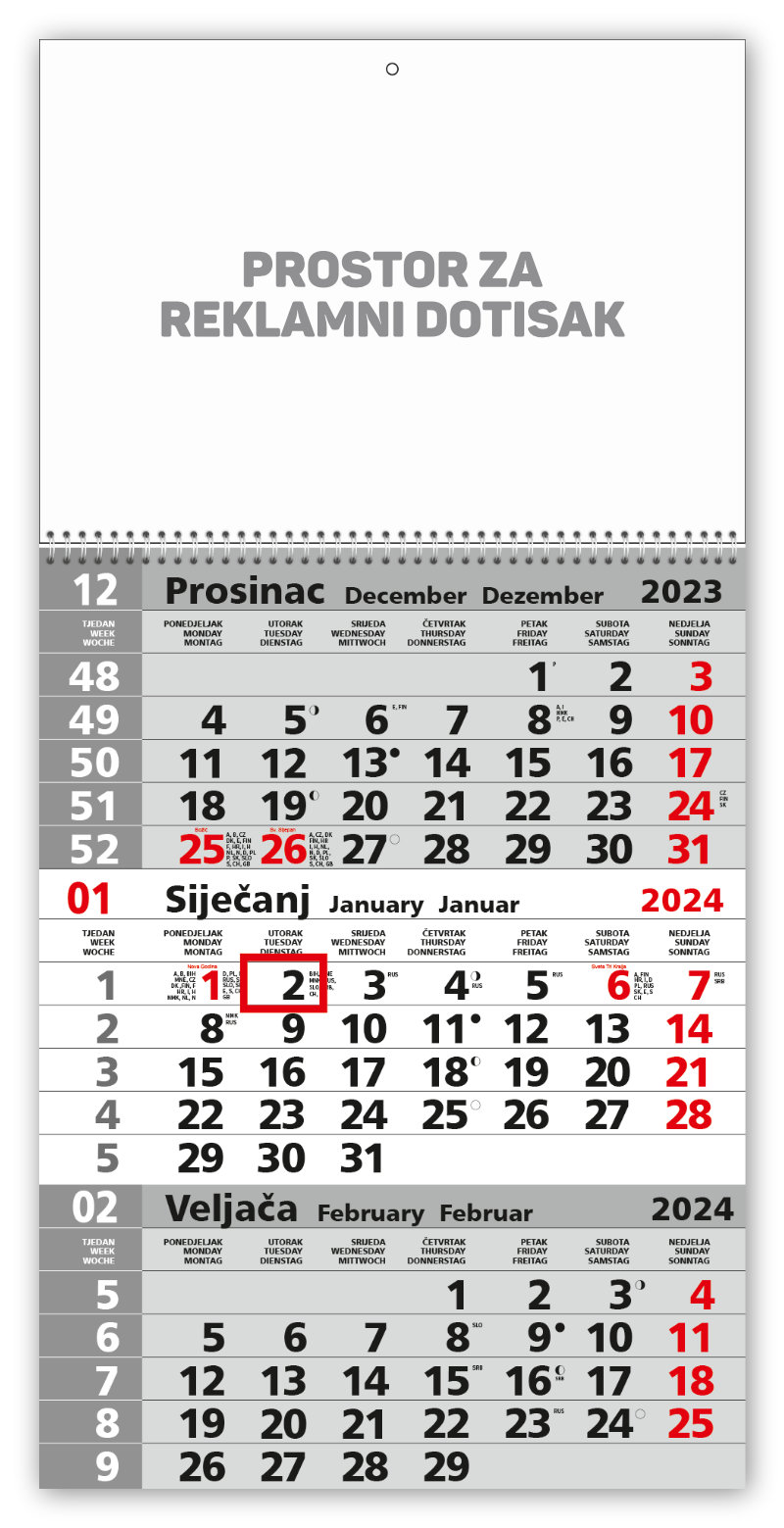kalendar – Ponuda kalendara i rokovnika za 2020. godinu