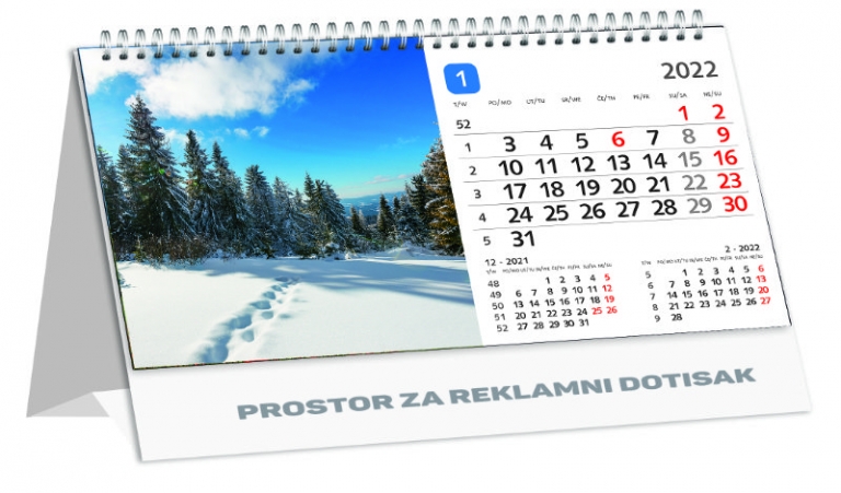 Stolni kalendari za 2022. godinu | Kalendar
